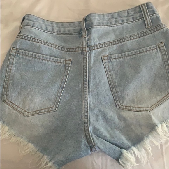 Shorts | Light Denium Ripped Jeans Shorts | Poshmark